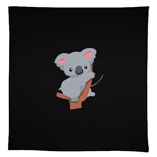 Cute Baby Koala Table Cloth Washable Flax Tablecloth Table Cover for Dinner Kitchen Outdoor 55"x55"