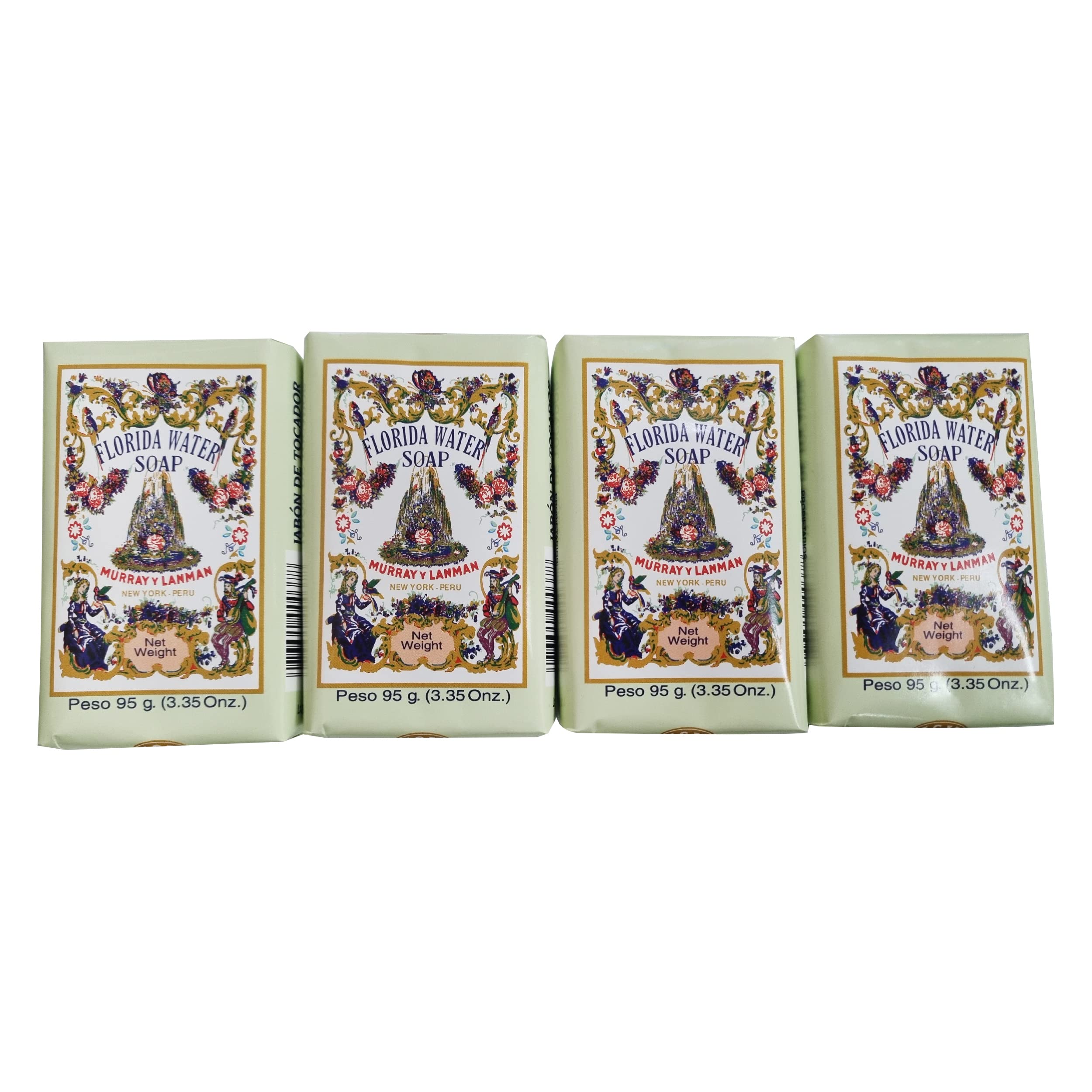 Florida Water Bar Soap 3.3 oz (Pack of 4)