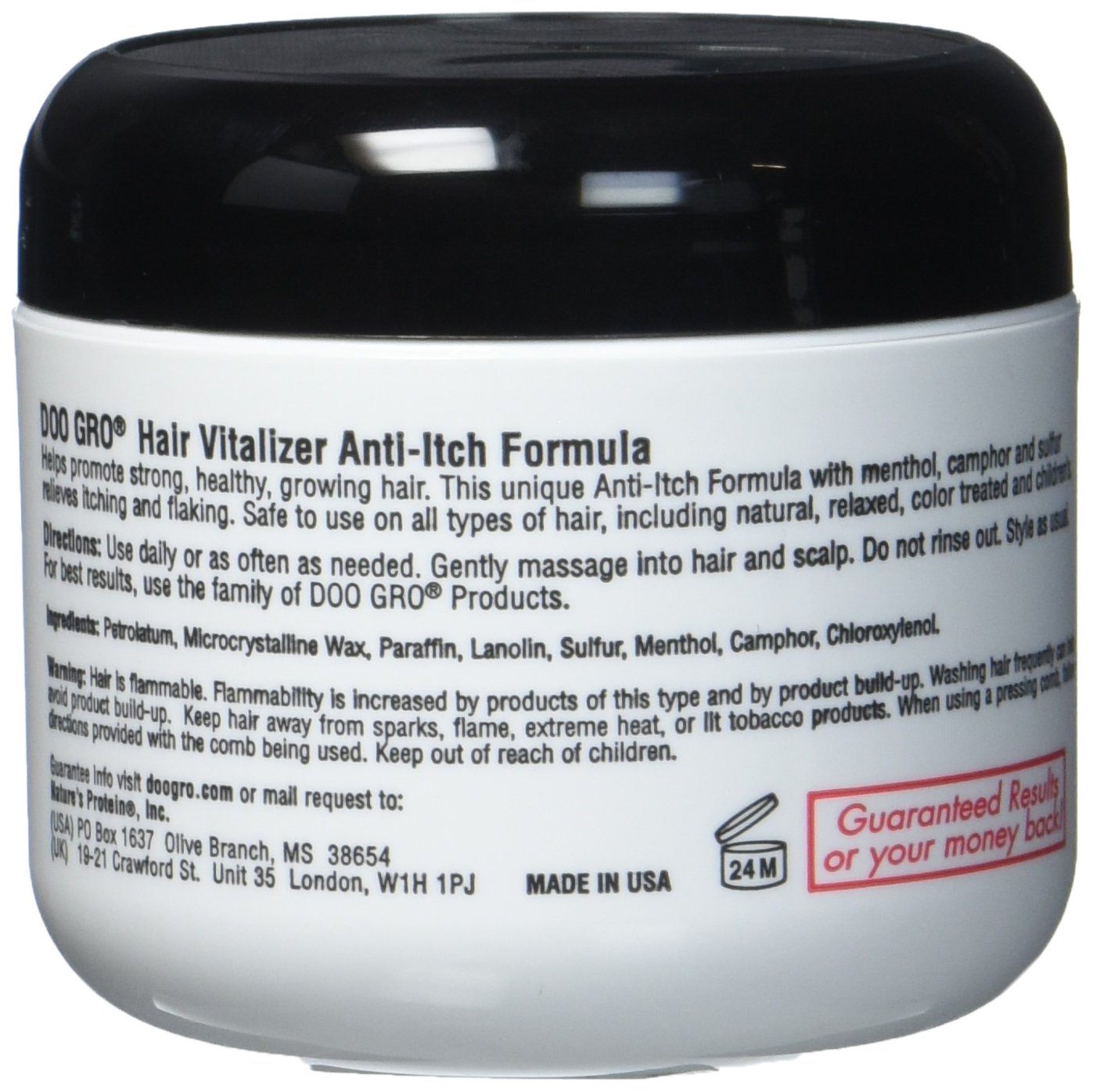Doo Gro Hair Vitalizer, Anti-Itch Formula, 4 ounce