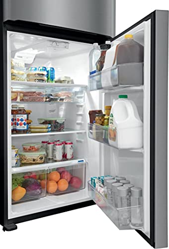 Frigidaire FFHT2045VS 30" Freestanding Top Freezer Refrigerator with 20 cu. ft. Total Capacity, 5.4 cu. ft. Freezer Capacity, Crisper Drawer, ADA Compliant, Energy Star Certified, in Stainless Steel