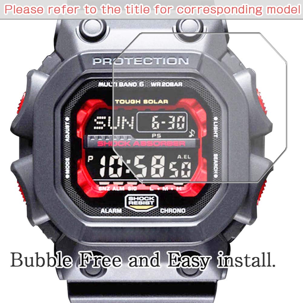 Puccy 3 Pack Screen Protector Film, compatible with CASIO W735H-1AV W-735H Series TPU Guard for Smart watch Smartwatch( Not Tempered Glass Protectors )
