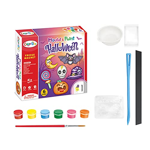 BUDDY N BUDDIES Mould and Coloring Gypsum, DIY Arts & Crafts Sculpture Kit, DIY Toy for Kids (Halloween)