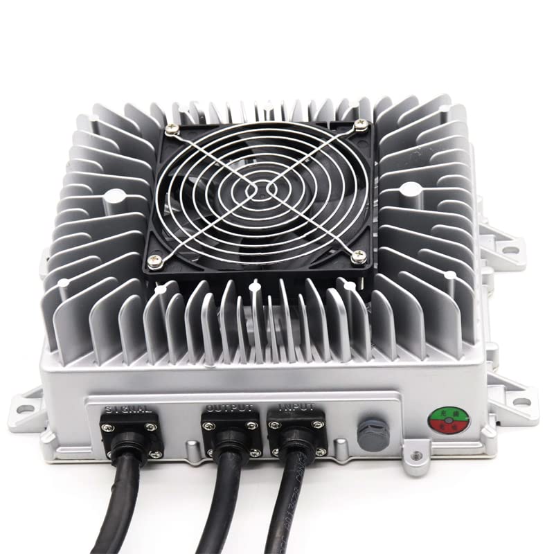 3.3KW OBC On Board battery charger 48V 72V 84V 96V 144V 312V for LiFePO4 NMC LTO Lead Acid Battery for EV Electric Golfcar Boat Forklifts (SMHC3-7240A)