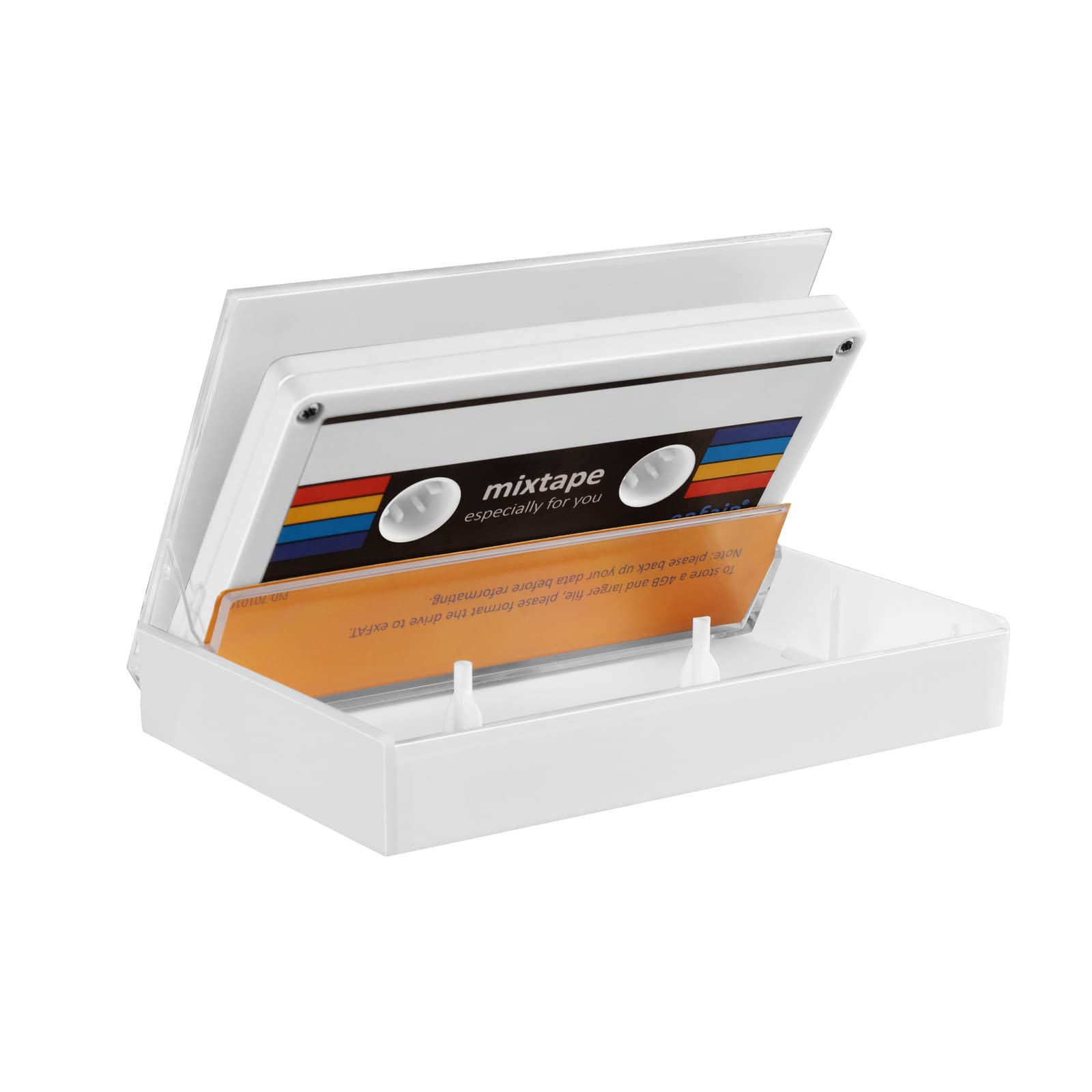 Retro Surprise DIY Mixtape USB 3.0 32GB Flash Drive 1980s Cassette Design for Memorable Occasions - Celebrate Birthdays, Anniversaries, Parents' Day, Reunions, Thanksgiving with a Personalized Gift