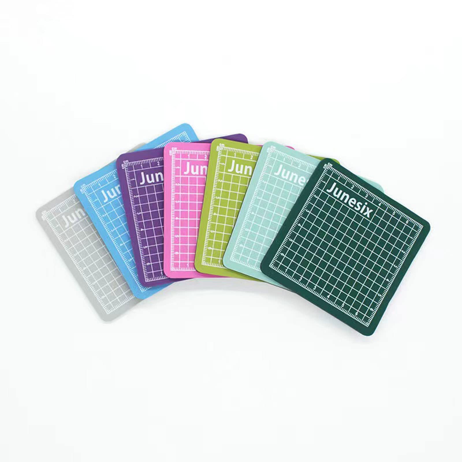 4Pieces Mini Cutting Pad Self Healing Craft Mat Small Sewing Cutting Mat Non-Slip Mini Cut Board for Scrapbooking Quilting Sewing Accessories