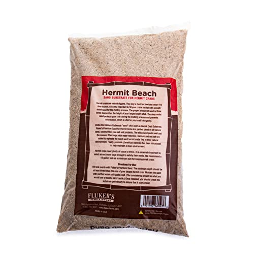 Fluker's All Natural Premium Sand Substrate Mixture for Hermit Crabs, 6lbs