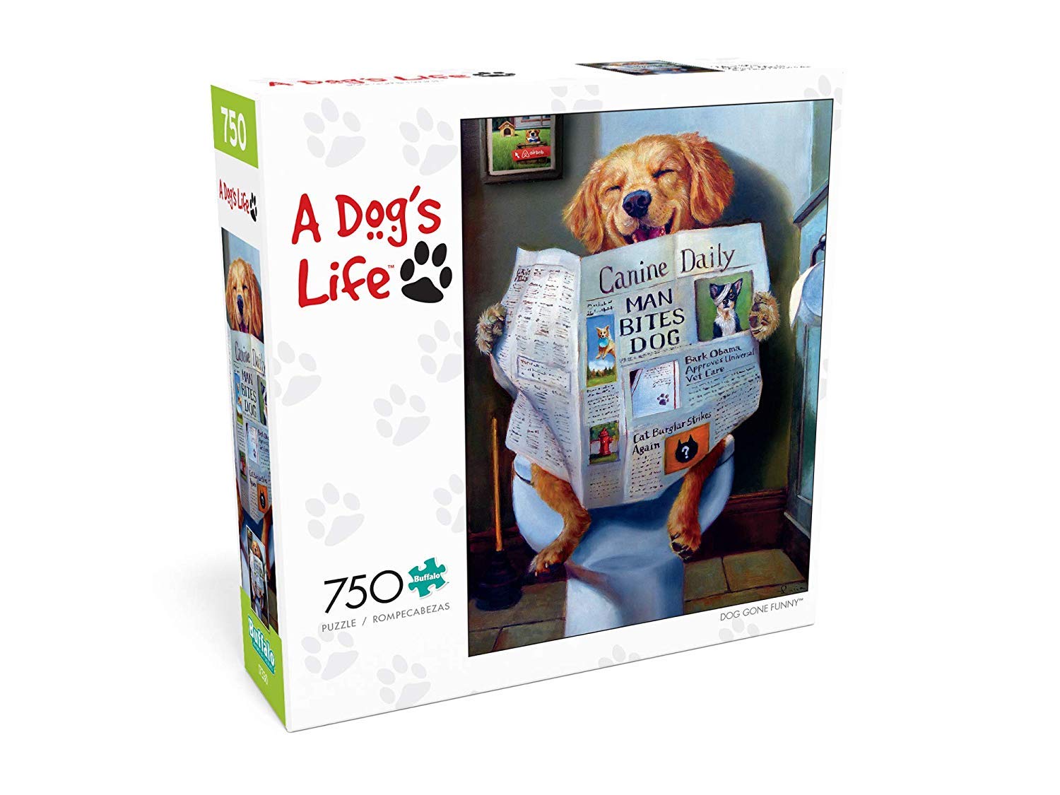 Buffalo Games - Dog Gone Funny - 750 Piece Jigsaw Puzzle Multicolor, 24"L X 18"W