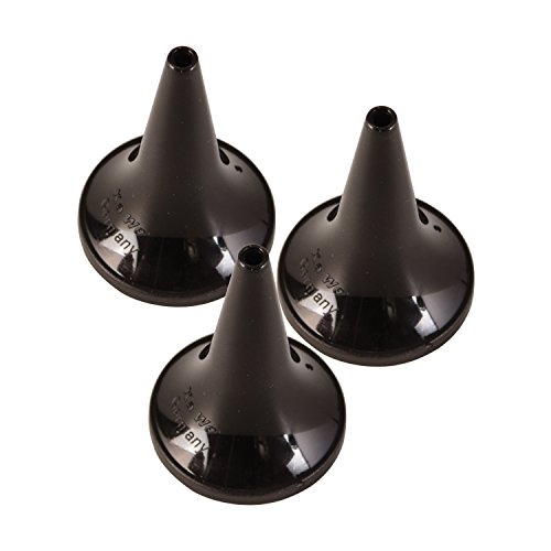 Disposable Ear Specula for KaWe EUROLIGHT C10, EUROLIGHT C30 AND COMBILIGHT C10 Otoscopes, 4 mm, Black, 100 Count