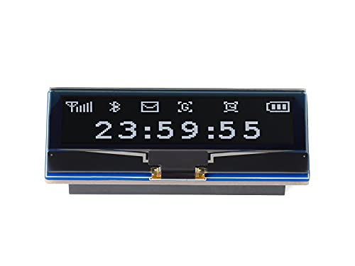 Waveshare 2.23inch OLED Display Module for Raspberry Pi Pico 128×32 Pixels SPI/I2C Interface Embedded SSD1305 Driver