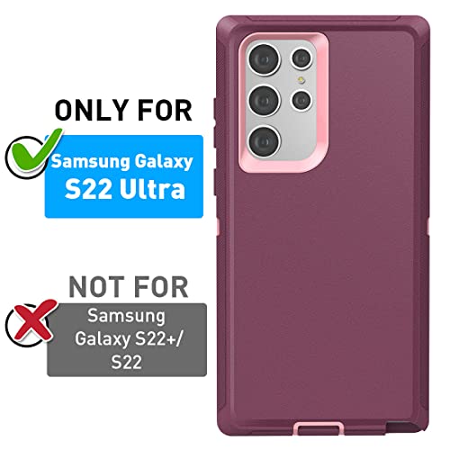 AICase for Galaxy S22 Ultra Case with Screen Protector,Heavy Duty Drop Protection Full Body Rugged Shockproof/Dust Proof Military Protective Tough Durable Phone Cover for Samsung S22 Ultra 6.8β