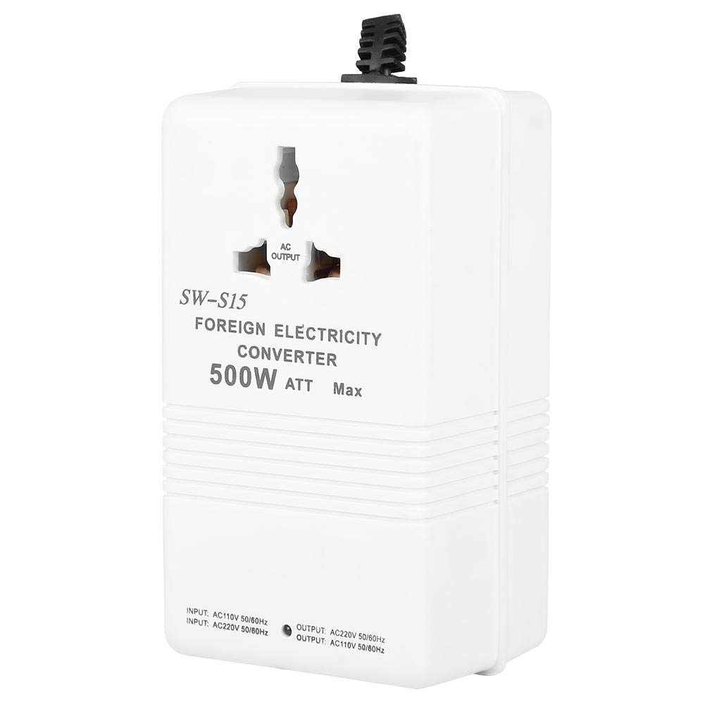 SW-S15 500W Step Up/Buck Channel Voltage Converter Transformer CN Plug International Travel Worldwide Adapter