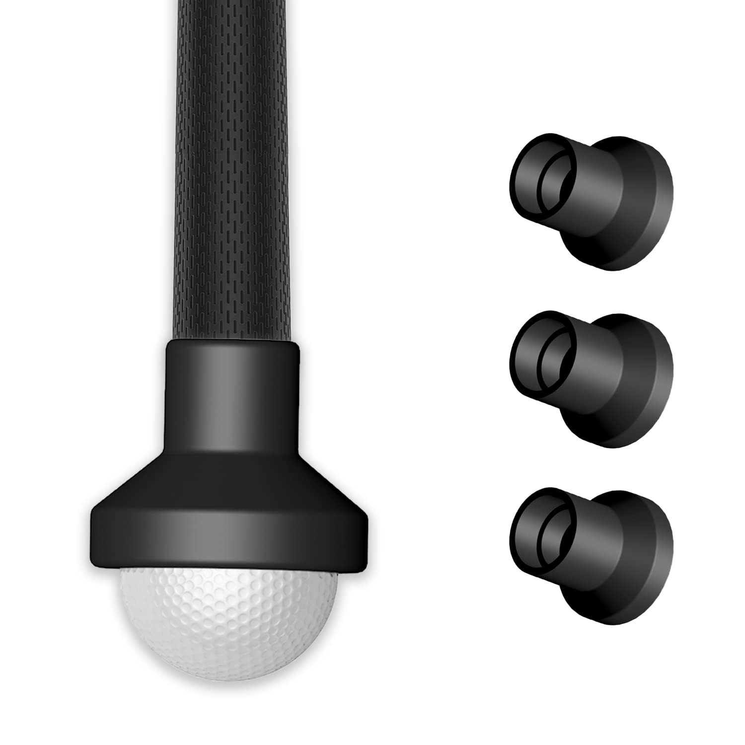 ACCTOLF Golf Ball Retriever, Golf Ball Pickup for Putter Grip Tool, Portable Golf Ball Grabber Suction Cup for Training Putter Grip Golfer, Professional Golf Sucker Accessories for Golfer