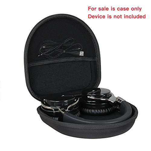 Hermitshell Hard Travel Case for Silensys E7 / PurelySound E7 / MOVSSOU E7 / COWIN E7 / Tapela E7 / Audonia E7 Active Noise Cancelling Bluetooth Headphones (Black)