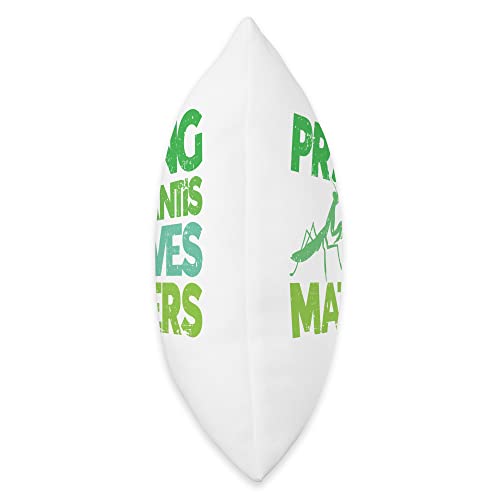 Praying Mantis Costume Kids Women & Men Heartbeat Insects Bugs Love Praying Mantis Throw Pillow, 16x16, Multicolor