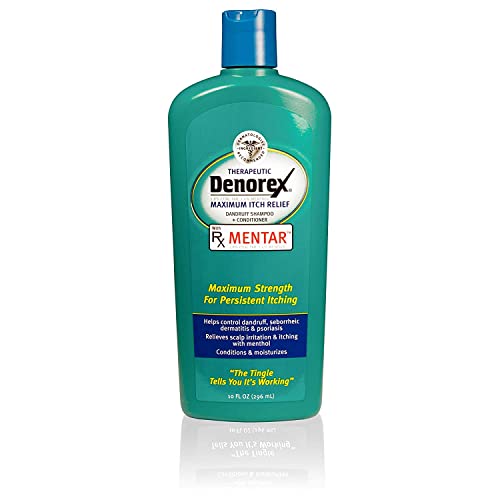 Denorex Therapeutic Dandruff Shampoo + Conditioner, Maximum Itch Relief 10 oz (Pack of 3)