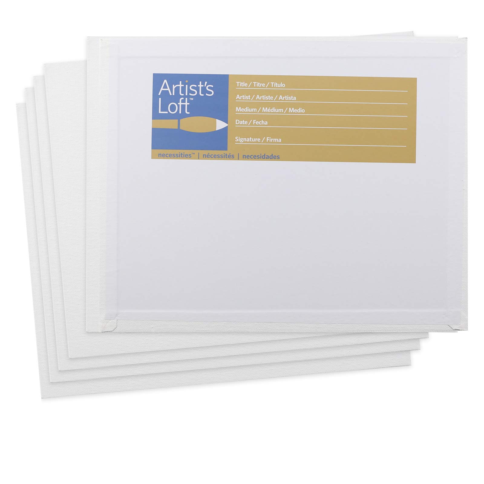 5 Count 8 x 10 Canvas Panels by Artist's Loft