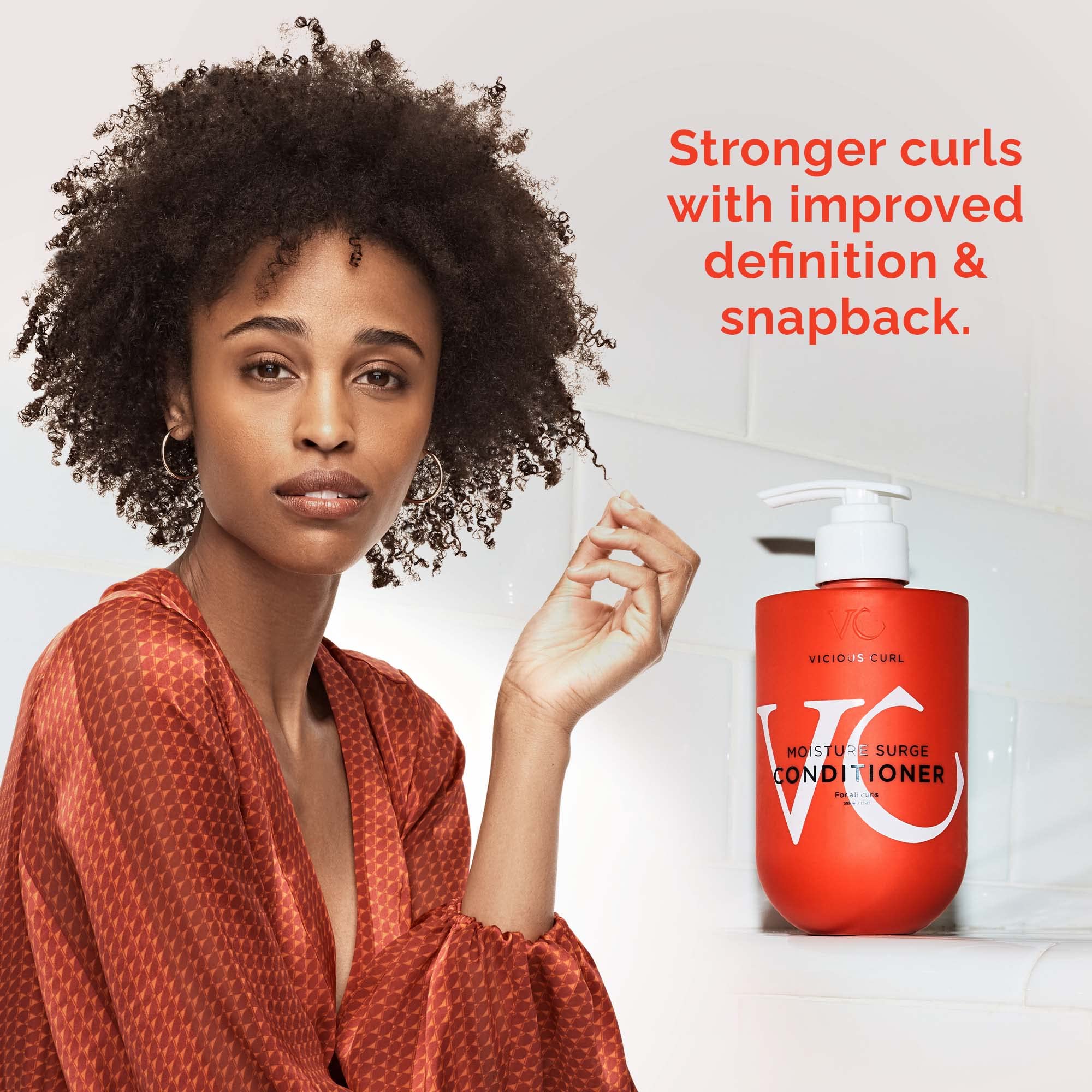 Vicious Curl Foaming Curl Cleanse and Moisture Surge Conditioner Kit β Clarifying Shampoo and Deep Conditioner for Curly Hair β Color-Safe, GMO-Free, with Amino Acids, Proteins & Superfruits (10 oz)