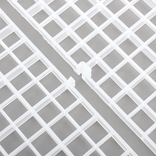 Alfie Pet - Alwina 4-Piece Set Fish Tank Anti-Jumping Net Cover - Color: Clear