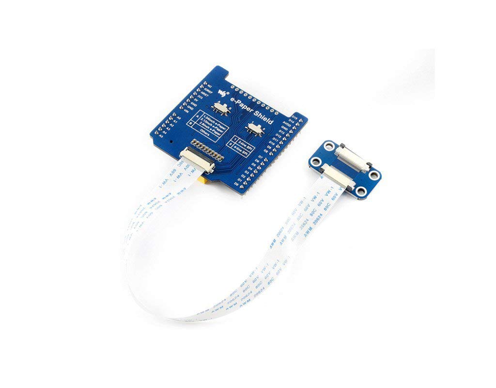 waveshare Universal e-Paper Raw Panel Driver Shield Board for Arduino/NUCLEO Supports Various SPI Interface e-Ink Raw Display Panels