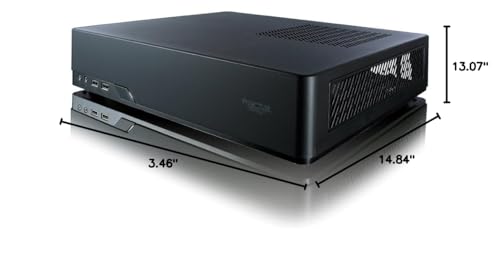 Fractal Design Node 202 - Black - Mini-ITX Slim Profile Compact Small Form Factor Computer Case β Modular Interior - USB 3.0