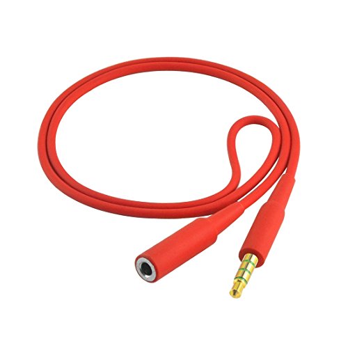 Geekria 3.5mm (1/8'') Male to 3.5mm (1/8'') Female Headphones Plug Adapter, Conversion Audio Plug, TPE Cord Compatible with Bose SoundSport, SIE2, SIE2I, Sony AS20J, CX380, CX686 (55cm)