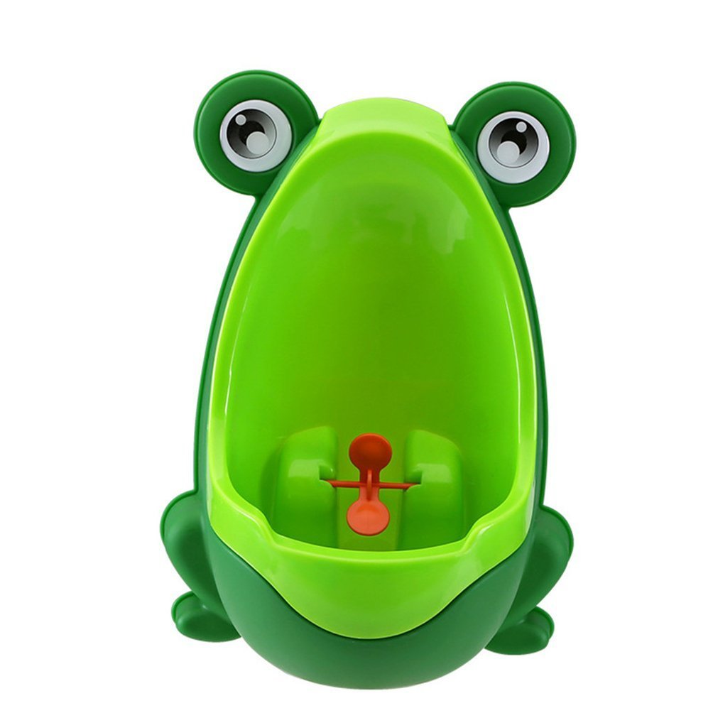 IVYRISE Green Frog Toilet Boy Pee Stand Up Potty Kids Toddler Pee Trainer Bathroom Funny Aiming Target Training Urinal
