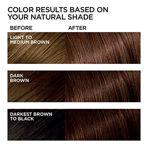 L’Oréal Paris Feria Multi-Faceted Shimmering Permanent Hair Color, French Roast, Hair Dye Kit, Pack of 2