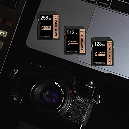 512GB SD Card Memory Card High Speed Security Digital Card Waterproof Class 10 for Camera,Vlogger&Videographer and SD Card Compatible Devices(512GB)