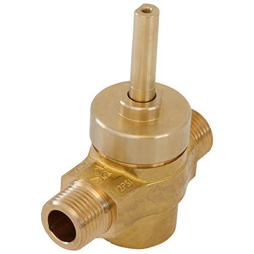 Endurance Pro WR-GV Wok Gas Valve with Handle for Commercial Wok Range, CSA Approved, 1/2" NPT X 1/2" NPT 1/2 PSI, For Jade 4418600000, Imperial 16201620