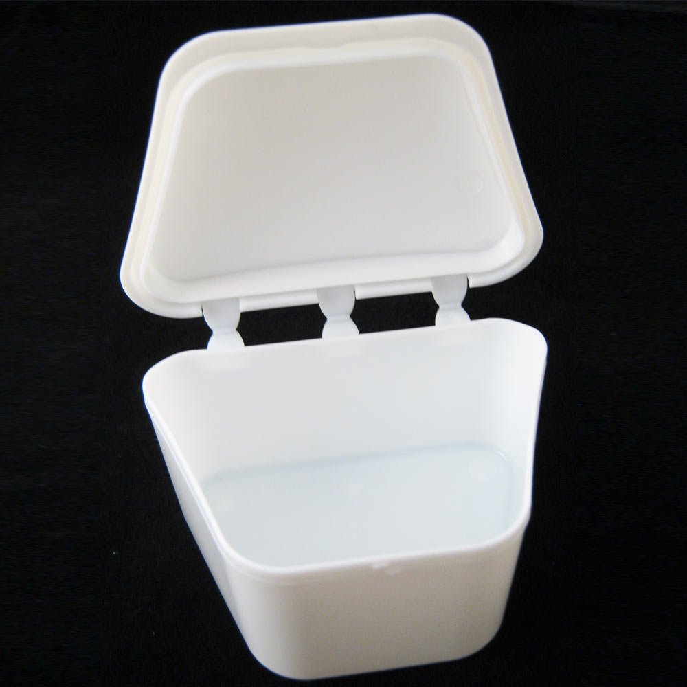 Denture Bath Brush Dental Retainer Box Orthodontic Mouth Guard Storage Container
