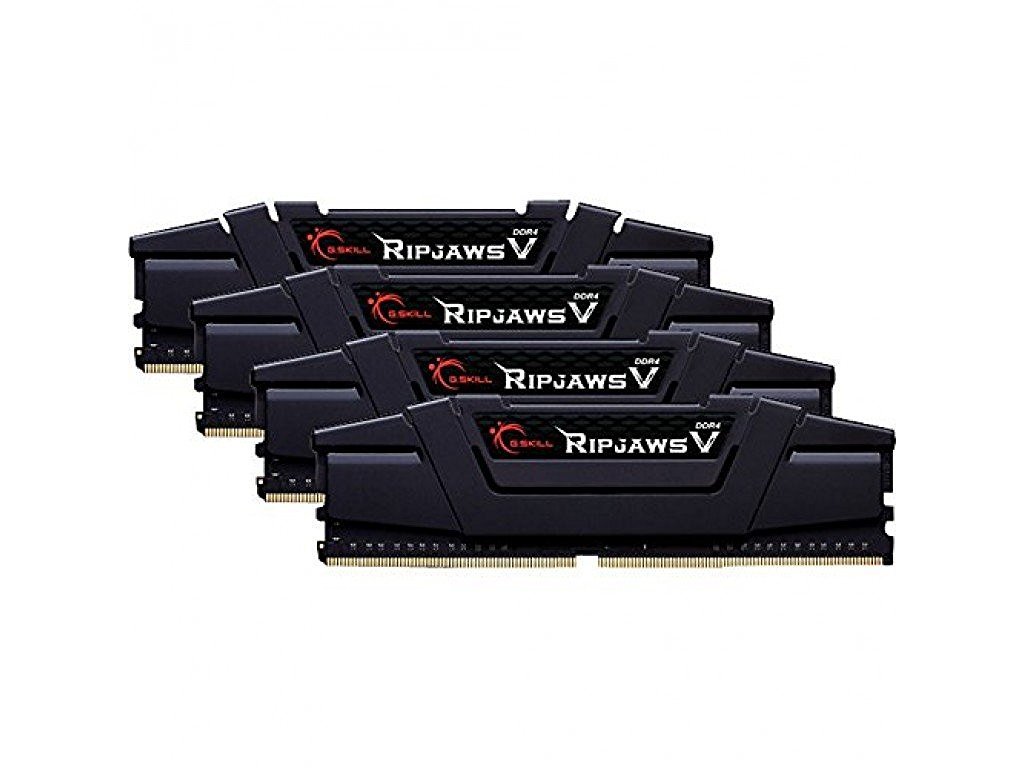 G.SKILL 64GB (4 x 16GB) Ripjaws V Series DDR4 PC4-25600 3200MHz Desktop Memory Model F4-3200C14Q-64GVK