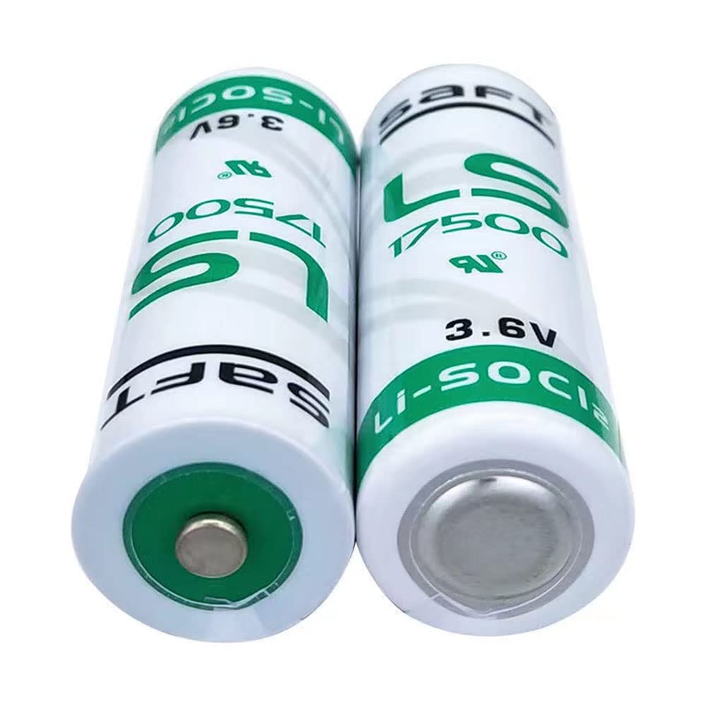 4pcs LS17500 3.6v Battery Replacement for SAFT LS 17500 3600mAh Lithium Battery for Fleet Monitoring, Tracking Devices