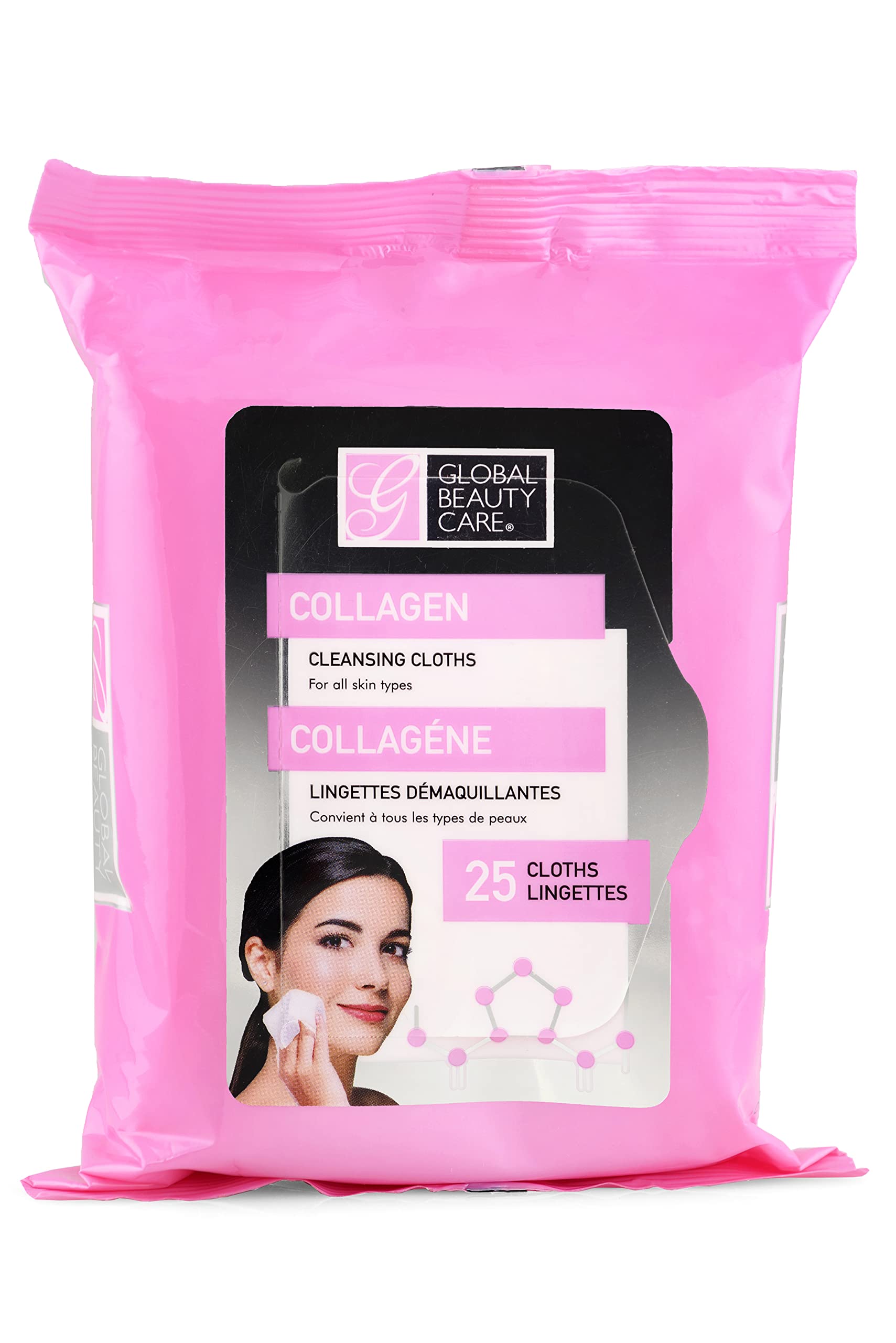 Retinol and Collagen Anti-aging Makeup Cleansing Wipes, 4-pk (100 Wipes) (Collagen)