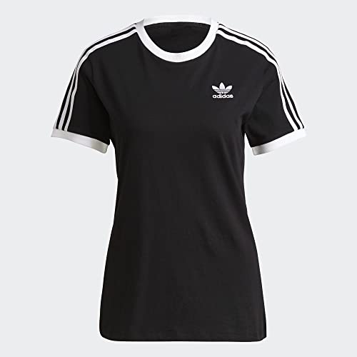 adidas Originals,womens,3-Stripes Tee,Black,Small