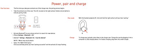 Plantronics 211856-99 Backbeat Fit 3100 True Wireless Earbuds, Sweatproof and Waterproof In Ear Workout Headphones, Grey