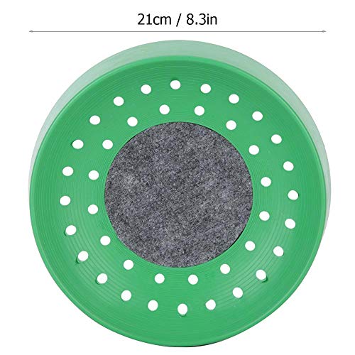 Weiyirot Bird Breeding Bed, 5 Pcs Plastic Bird Nesting Bowl Egg Basin with Mat, Cage Accessory Supplies, Breathable, Washable, Easy to Dry