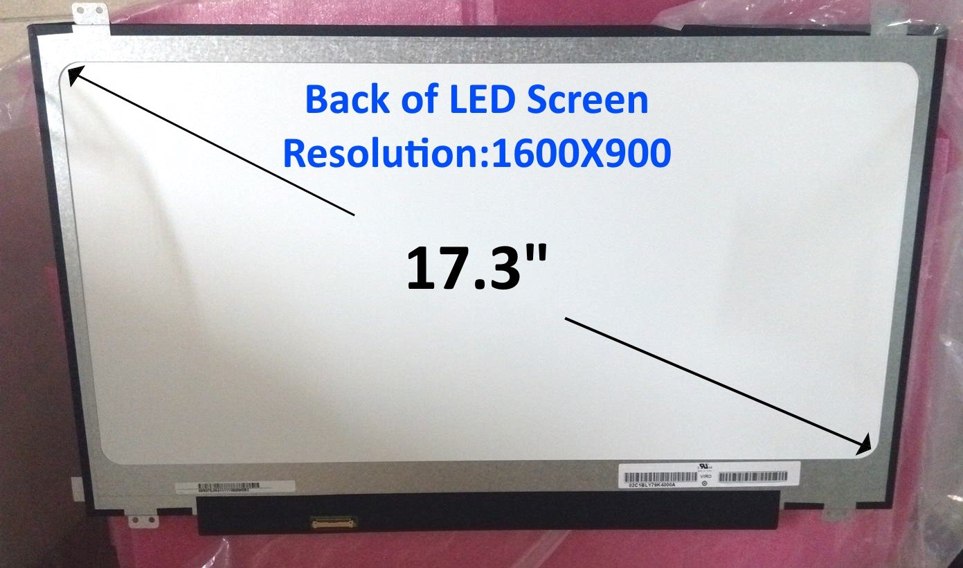 Fullcom New 17.3 inch Screen Compatible with NT173WDM-N11,NT173WDM-N21 (1600x900) Replacement Screens