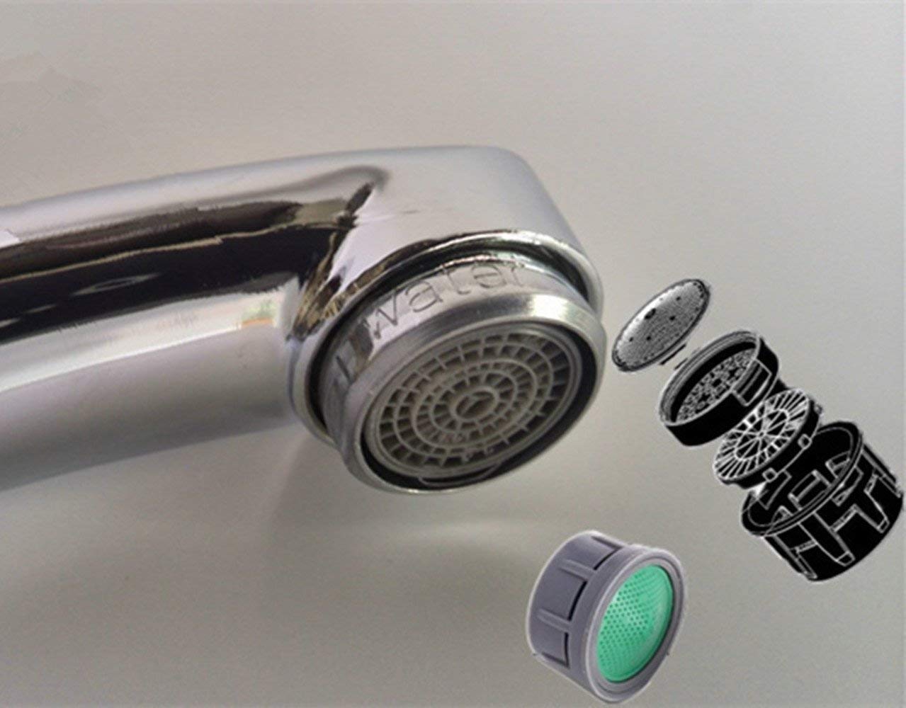 Bathtub Faucet 360 Degree Swivel Kitchen Sink Faucet Brass Single Hole Long Spout Cold & Hot Water Tap