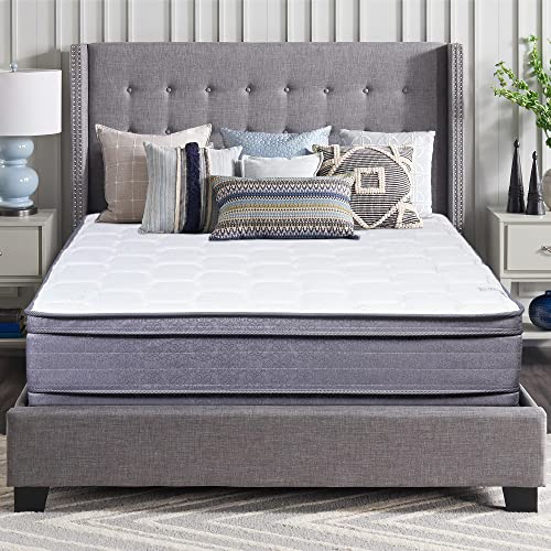 Nutan 12-Inch Double Sided Foam Encased Double Pillow Top Medium Plush with Exceptional Back Support innerspring Mattress,King Size
