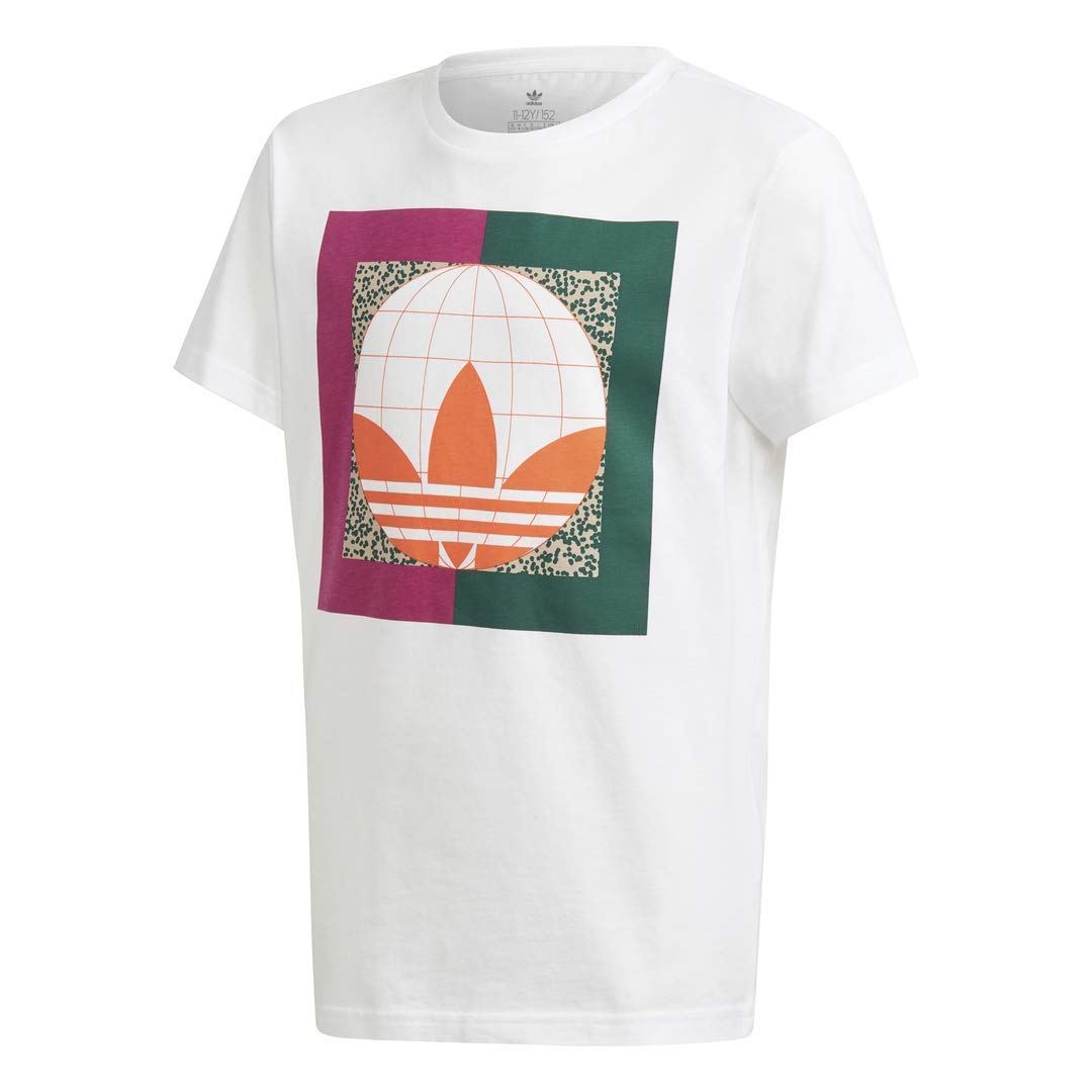 adidas Originals unisex-youth Graphic Tee Haze Coral X-Large