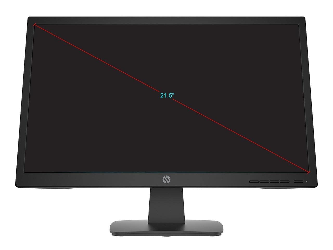 HP P22v G4 21.5" Full HD LED LCD Monitor - 16:9 - Black - 22" Class - Twisted nematic (TN) - 1920 x 1080-250 Nit Typical - 5 ms On/Off - 60 Hz Refresh Rate - HDMI - VGA