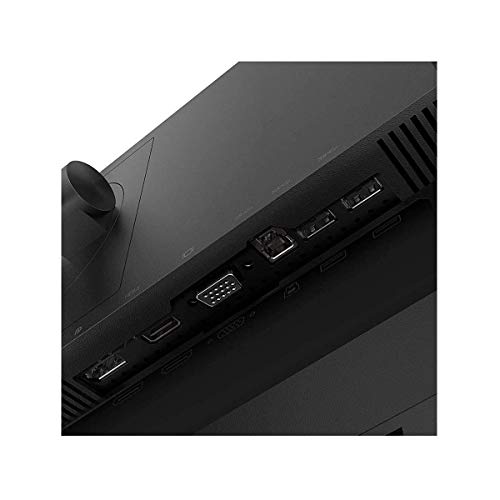 Lenovo ThinkVision T24i 23.8in 1920 x 1080 FHD IPS WLED-Backlit LCD 2-Pack Raven Black Monitor Bundle with HDMI, VGA, DisplayPort, USB Hub, Fully Adjustable Desk Mount Monitor Stand