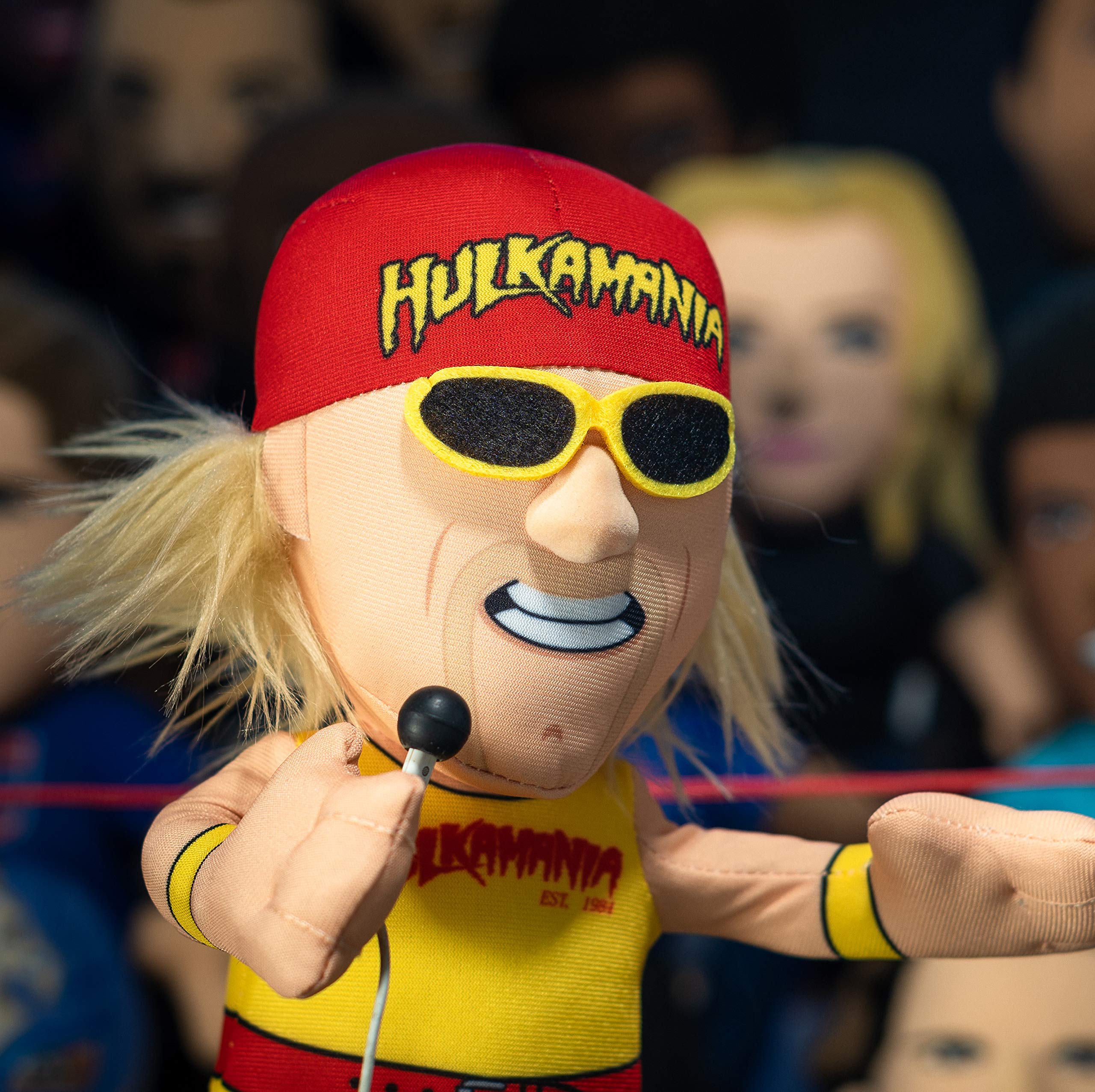 Bleacher Creatures WWE Hulk Hogan 10" Plush Figure - A Wrestling Superstar for Play or Display