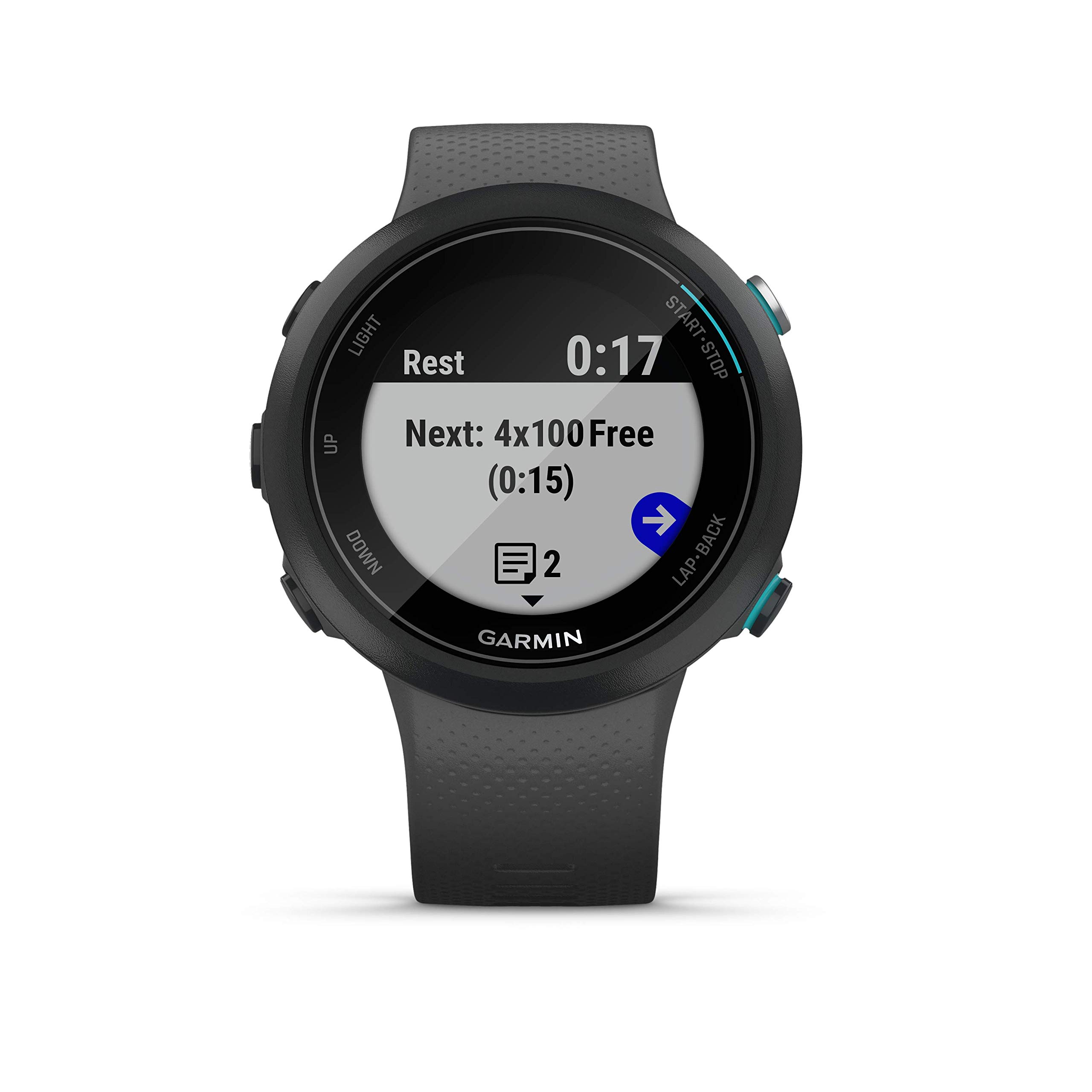 Garmin Swim 2 GPS Swimming Smartwatch with Wearable4U Power Pack Bundle (Slate) 549