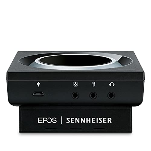 EPOS | Sennheiser GSX 1000 Gaming Audio Amplifier / External Sound Card, with 7.1 Surround Sound, Side Tone, Gaming DAC and EQ, Headphone amp Compatible with Windows, Mac, Laptops and Desktops.