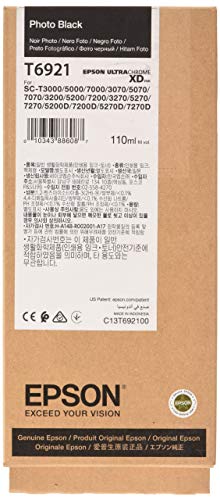Epson Photo Black Ultra Chrome XD Ink Cartridge, 110 ml (T692100)