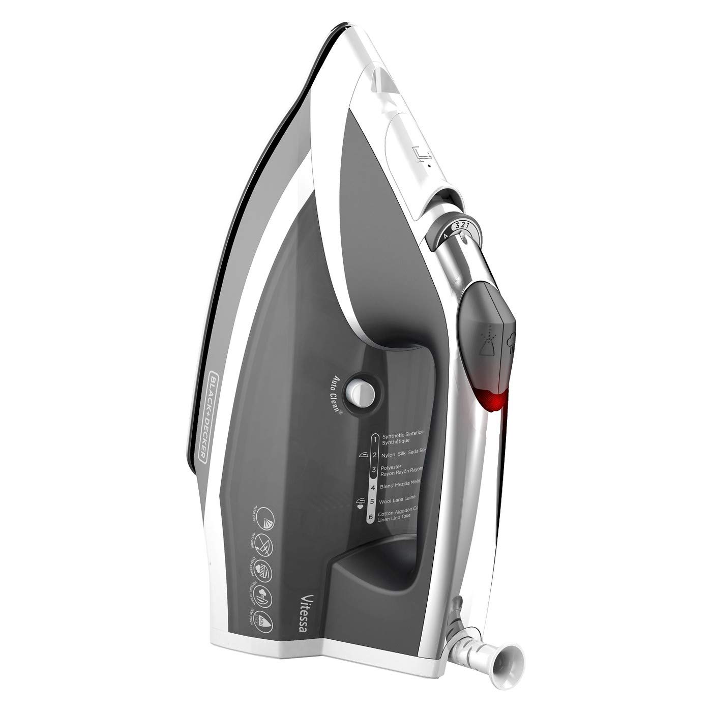BLACK+DECKER IR2150 Steam Iron, Grey