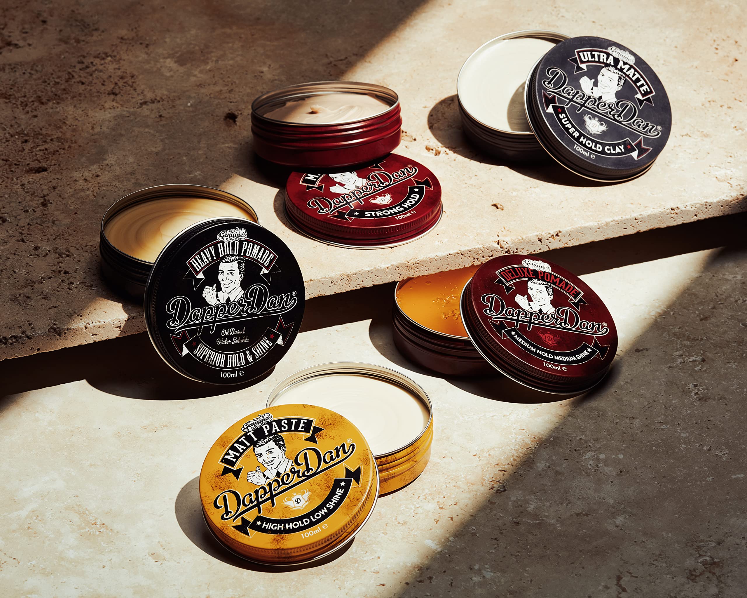 Dapper Dan Matt Paste, High Hold Low Shine Hair Paste for Men, Versatile Hair Product with Flexible Hold for All Styles, Vintage Cologne Fragrance, 1 x 100ml