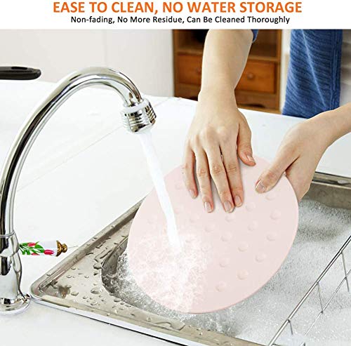 Silicone Trivet Mat Pot Holders, 5 Pack Heat Resistant Non-Slip Kitchen Trivets, Super Soft Flexible Easy to Wash and Dry, Perfect for Hot Pots and Pans, Dining Table and Countertop, Jar Opener