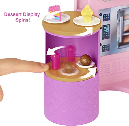 Barbie Cook ‘n Grill Restaurant Playset with 30+ Pieces & 6 Play Areas Including Kitchen, Pizza Oven, Grill & Dining Booth, Gift for 3 to 7 Year Olds